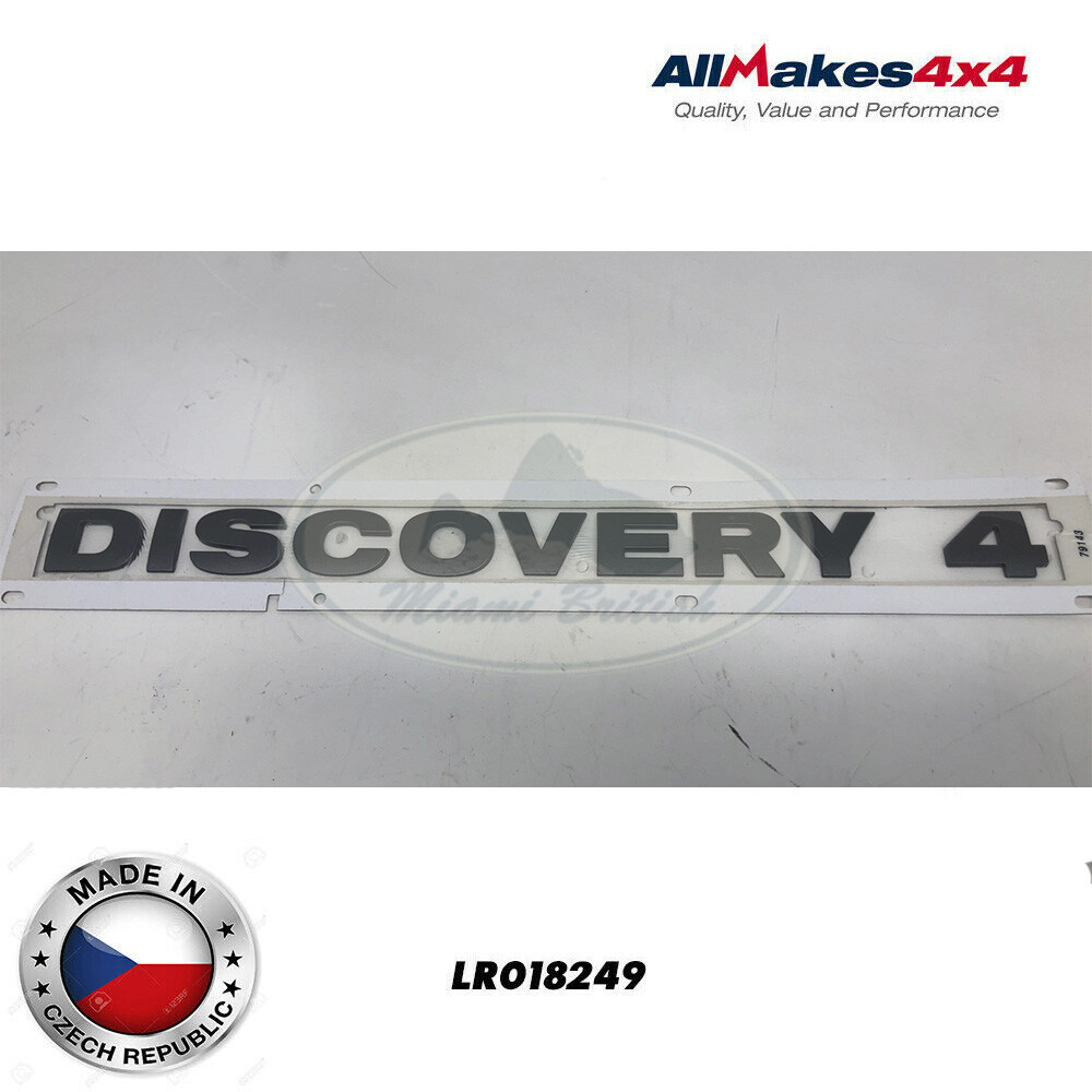 Land Rover Brunel Metallic Name Plate Decal Lr018249 Allm4x4 for sale ...