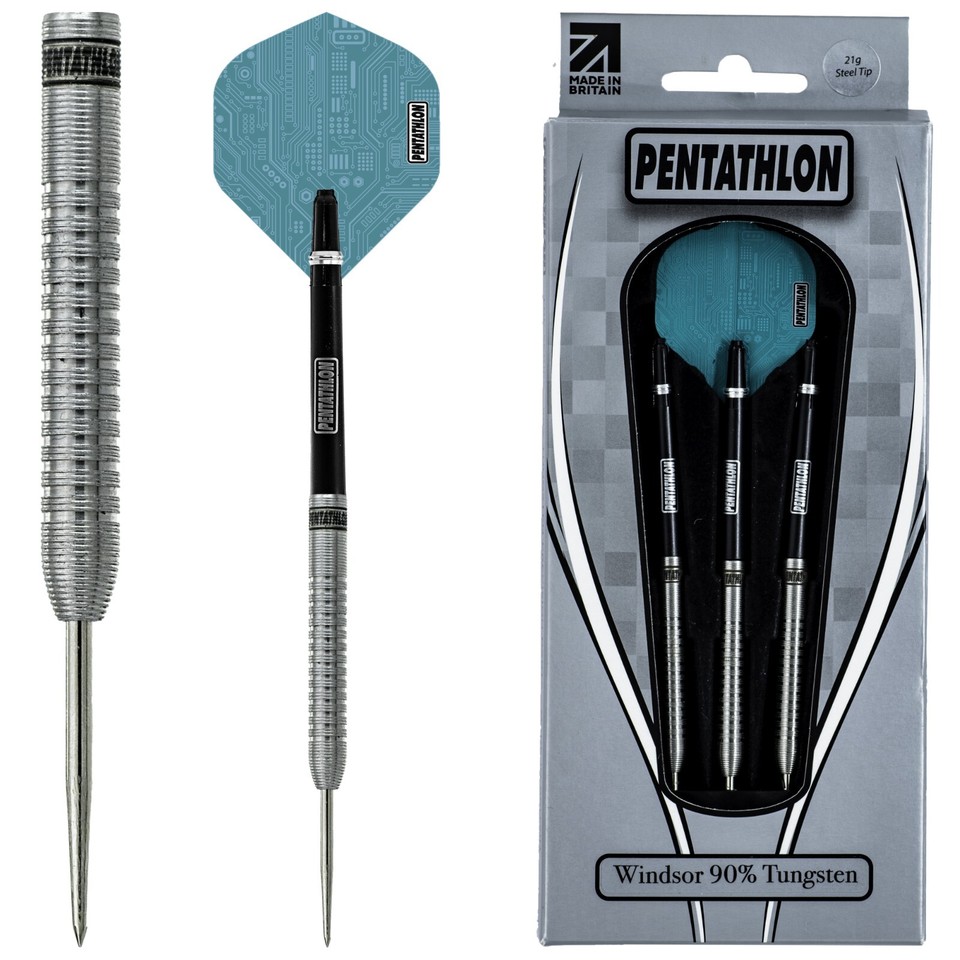 Darts Set PENTATHLON™ Tungsten 90% Dart Barrels, Flights, Shafts CHOOSE ...