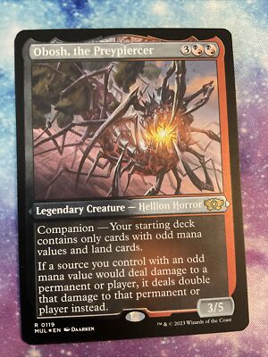 MTG FOIL Obosh, the Preypiercer Foil Etched - Multiverse Legends | eBay