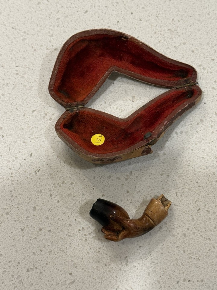 Vintage Meerschaum Pipes With Cases | eBay