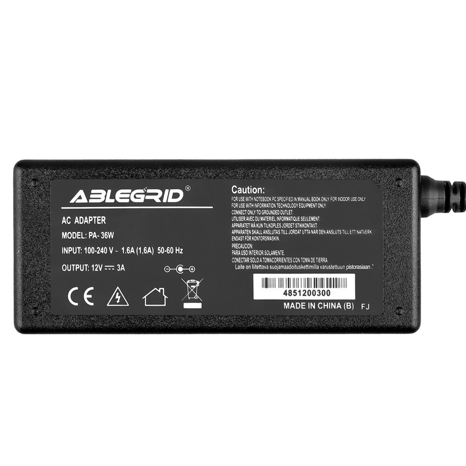 AC Adapter for Seagate BlackArmor 4TB NAS 220 NAS220 P/N: 9SR5AH-500 ...