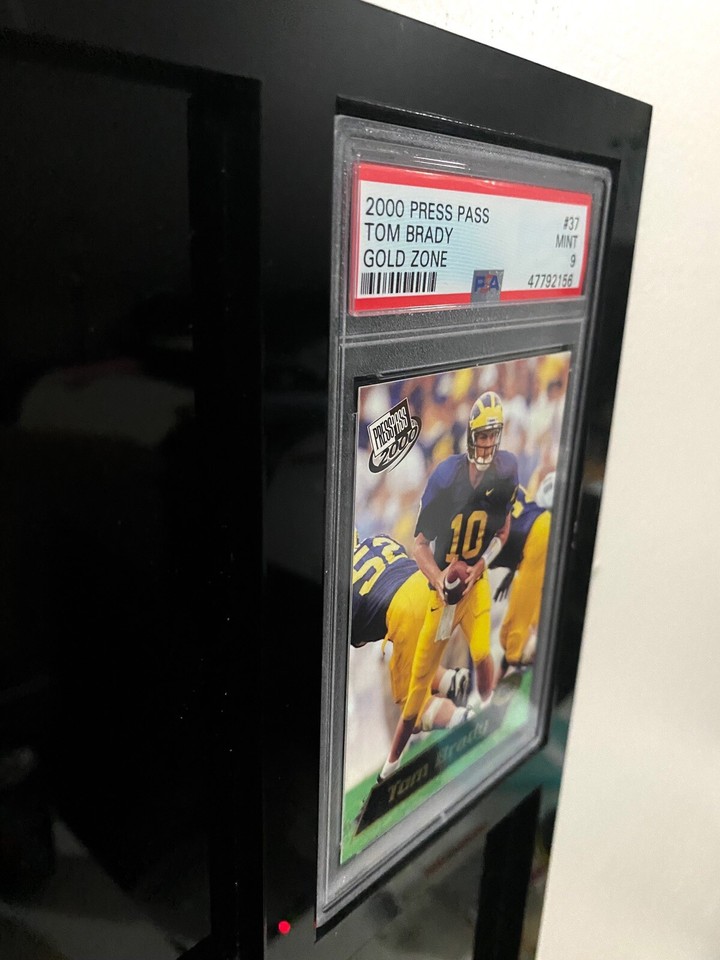Black acrylic 9 pocket graded card display. works with PSA, CSG, CGC ...