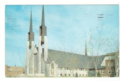 L'Eglise Des Saints Martyrs, Church, Victoriaville Quebec, Vintage 1971 ...