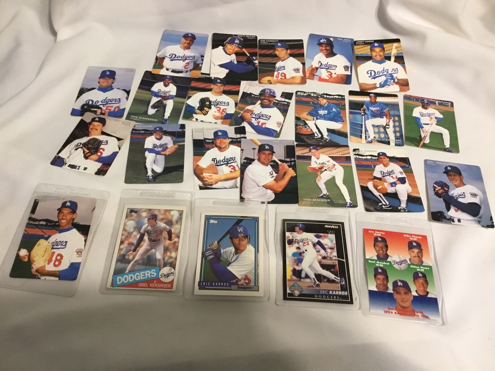 Lot Of 24 Vintage Los Angeles Dodger Baseball Cards Memorabilia | eBay