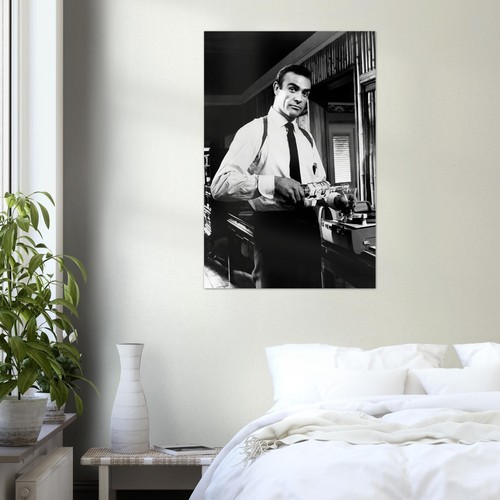 James Bond - 007 Poster - Sean Connery - Martini Print | eBay