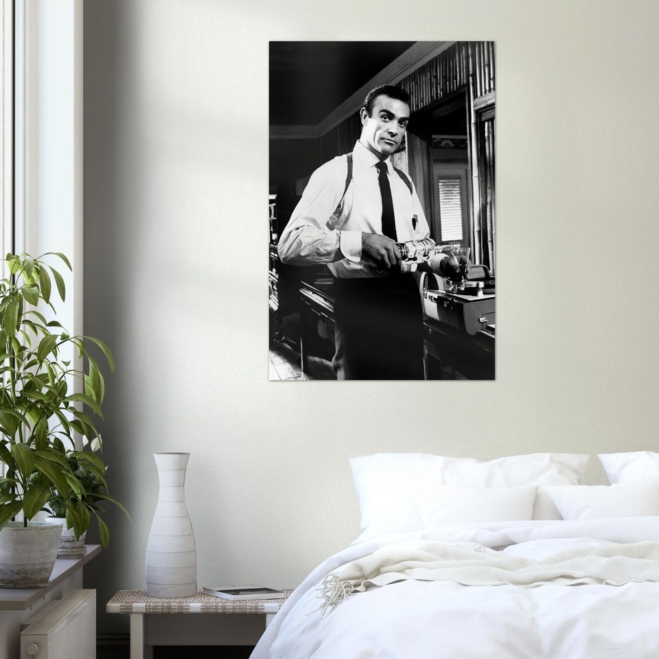 James Bond - 007 Poster - Sean Connery - Martini Print | eBay