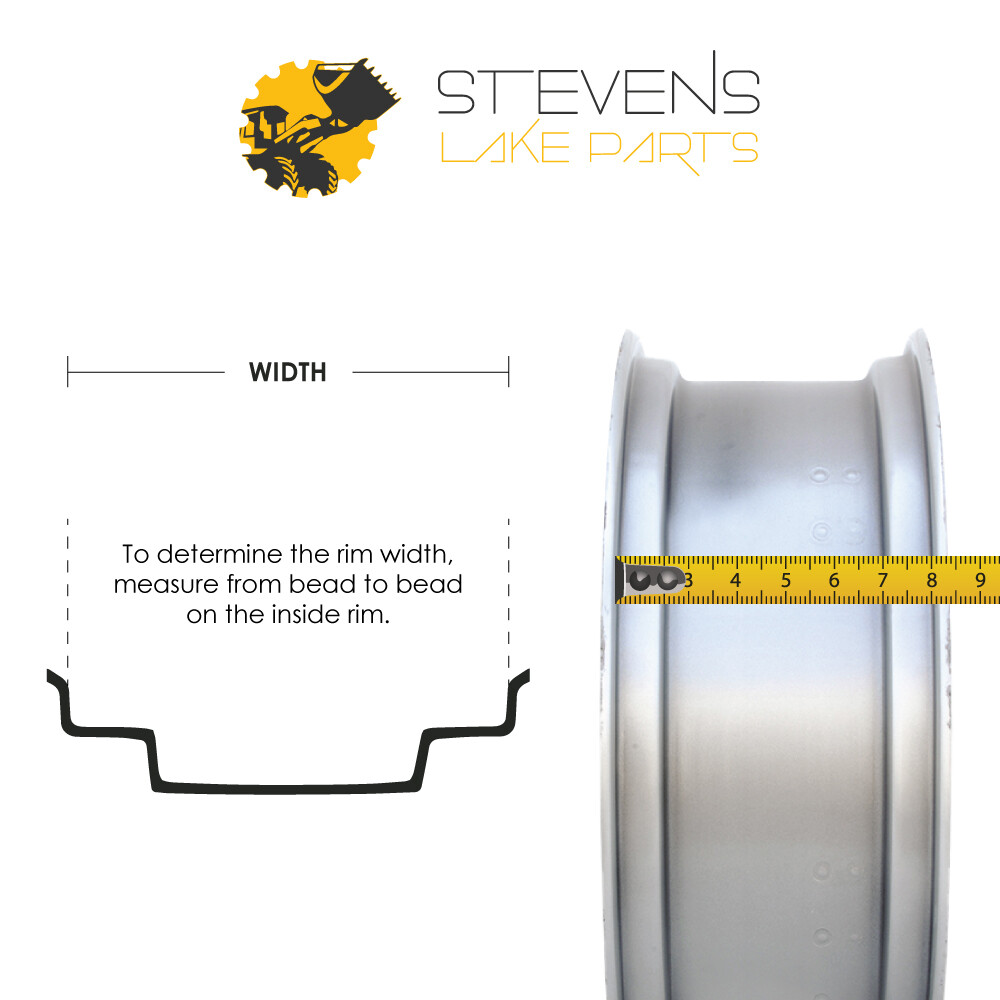 535452M91 One New Power Adjust Rim Fits Massey Ferguson 135 150 165 230 ...