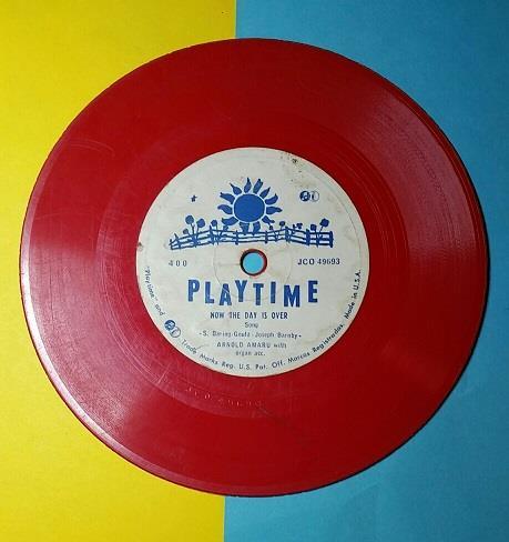 VINTAGE 1950's CHILDREN'S PLAYTIME RECORD 78RPM - GOD BLESS US ALL ...