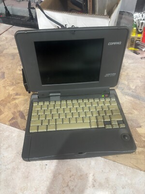 Compaq Contura Aero 4/33C Vintage Laptop Computer 8MB RAM 160 MB HDD AS ...