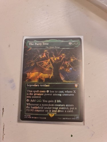 MTG The Party Tree (The Great Henge) LOTR: Tales of Middle SURGE FOIL M ...