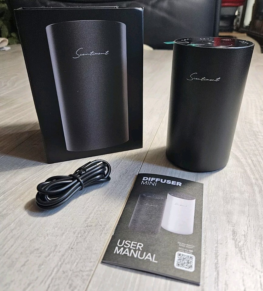 💥SCENTIMENT MINI OIL DIFFUSER BLACK COLOR | eBay