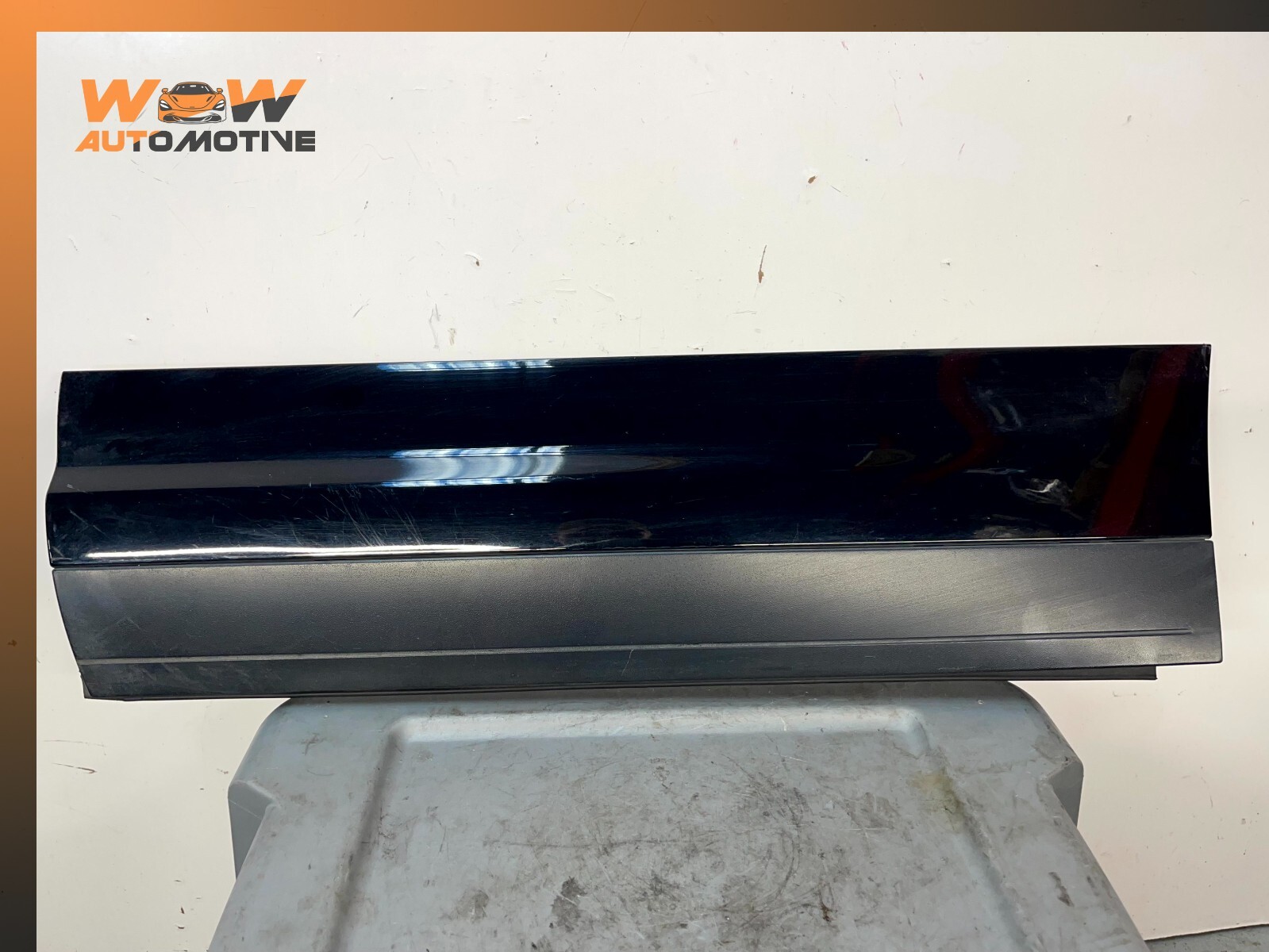 11-18 PORSCHE CAYENNE REAR LEFT DRIVER SIDE DOOR MOLDING BLACK OEM | eBay