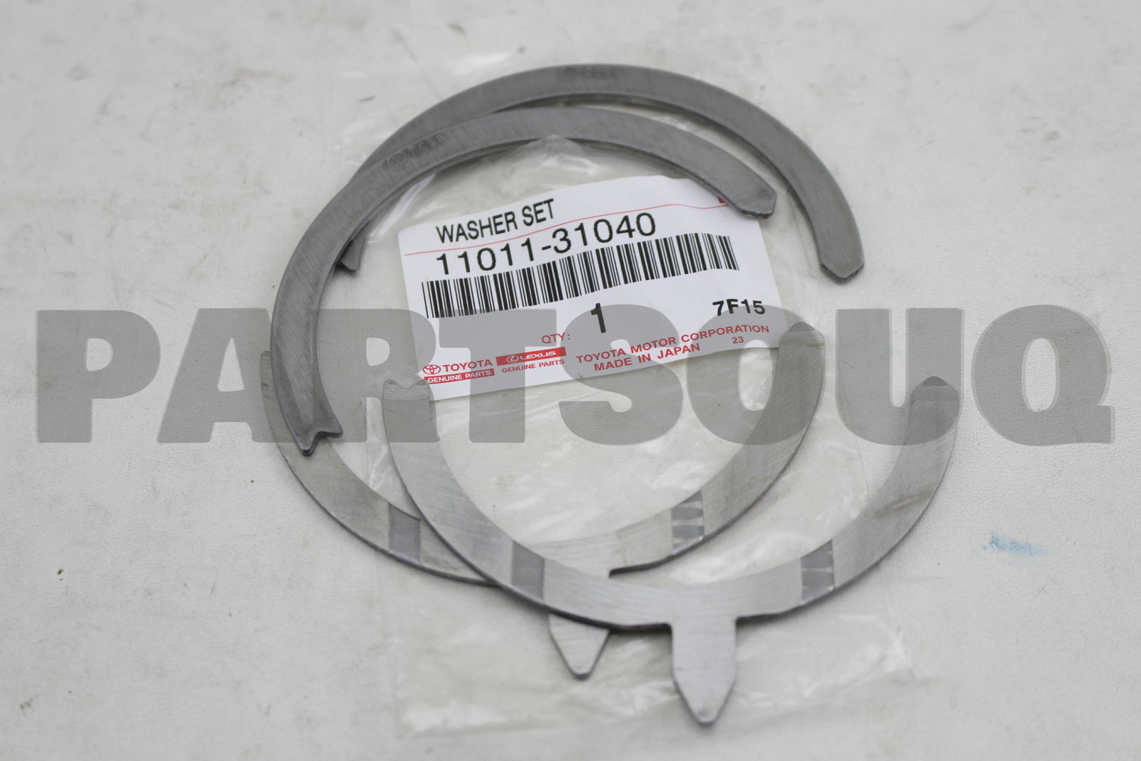 1101131040 Genuine Toyota WASHER SET, CRANKSHAFT THRUST 11011-31040 | eBay