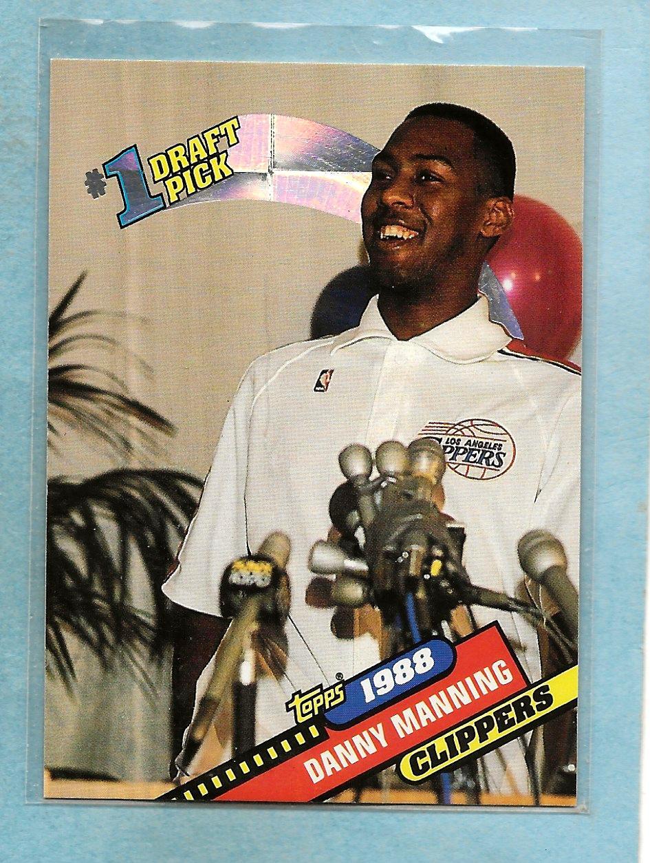 DANNY MANNING - 1992-93 Topps Archives "Draft Pick" - #8 - Clippers ...