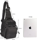 Tactical Compact EDC Chest Sling Shoulder Bag Concealed Carry Bag for ...