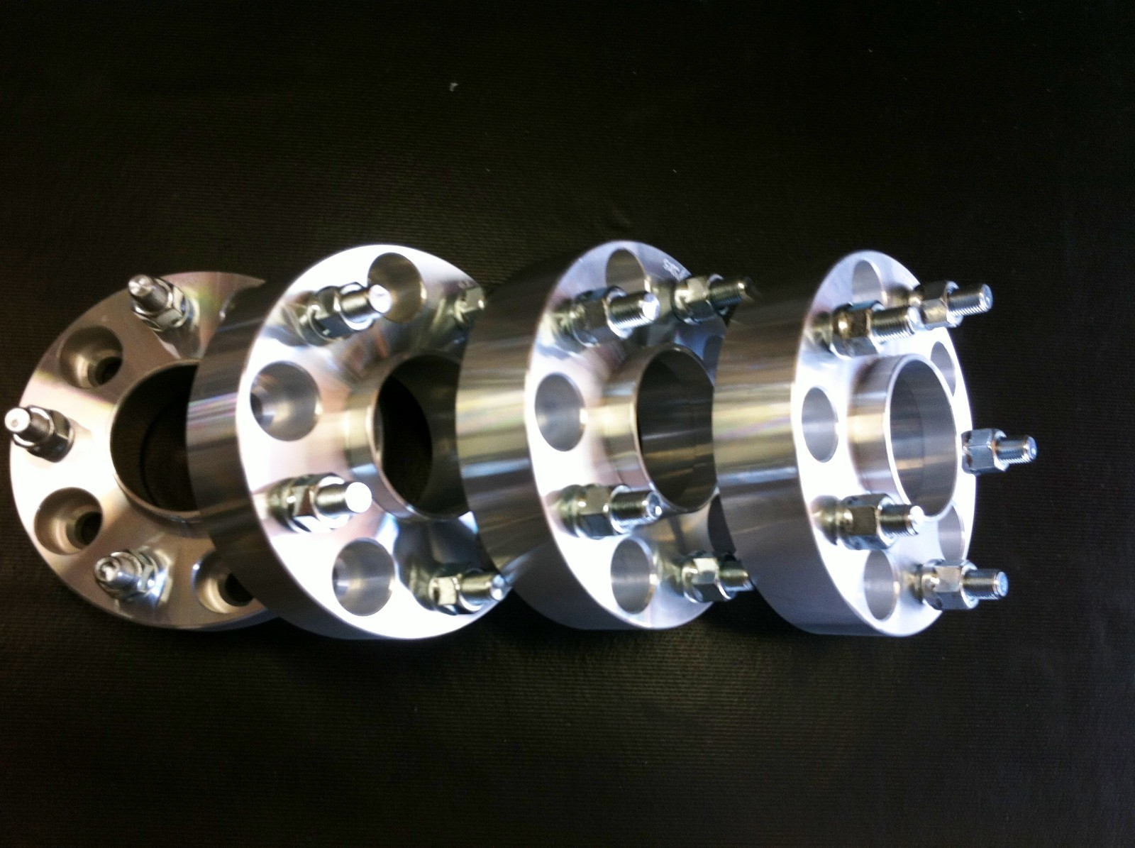 4 Jeep Wrangler JL 2018 to 2023 Gladiator Hub Centric Wheel Spacers 1.5 ...