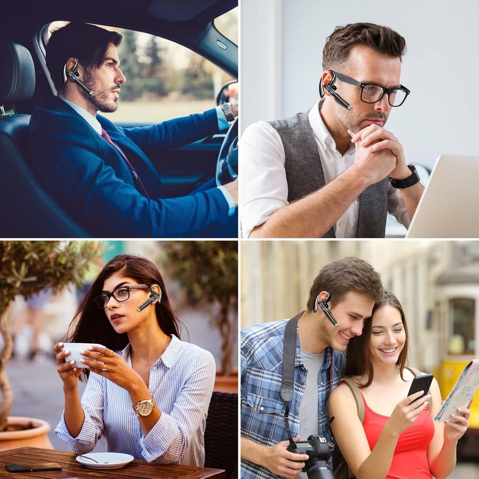 Trucker Wireless Mic Blue Parrot Bluetooth Noise Cancelling Headset ...