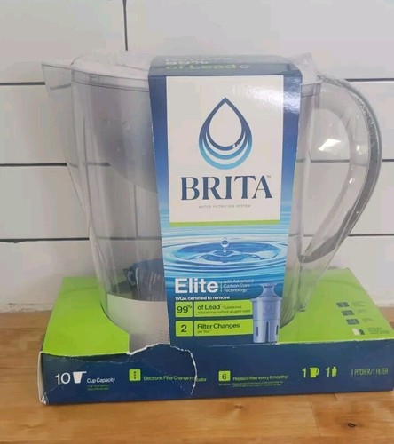 Brita 6 Cup Elite Advanced Carbon Core Technology Smart Filter ...
