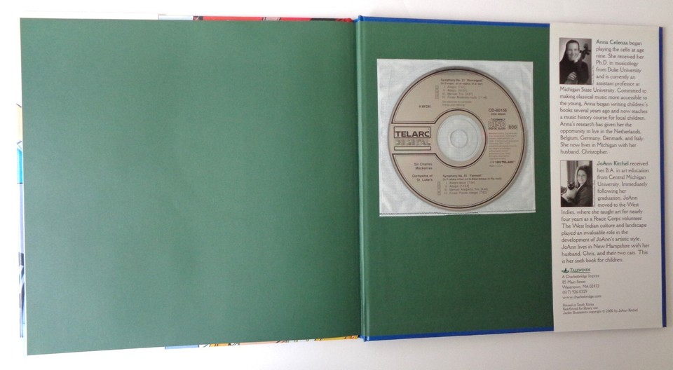 SET OF 4 COMPOSER BOOKS/CDs ANNA HARWELL CELENZA BEETHOVEN BACH HAYDN ...