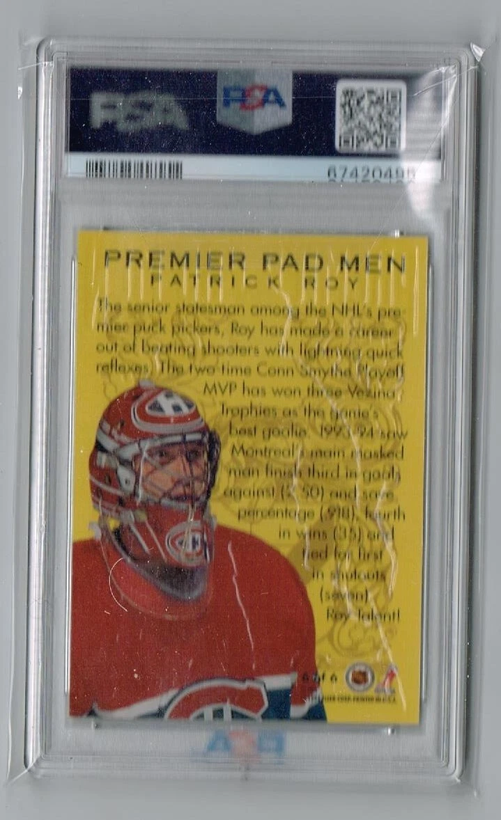 Patrick Roy Size Pad