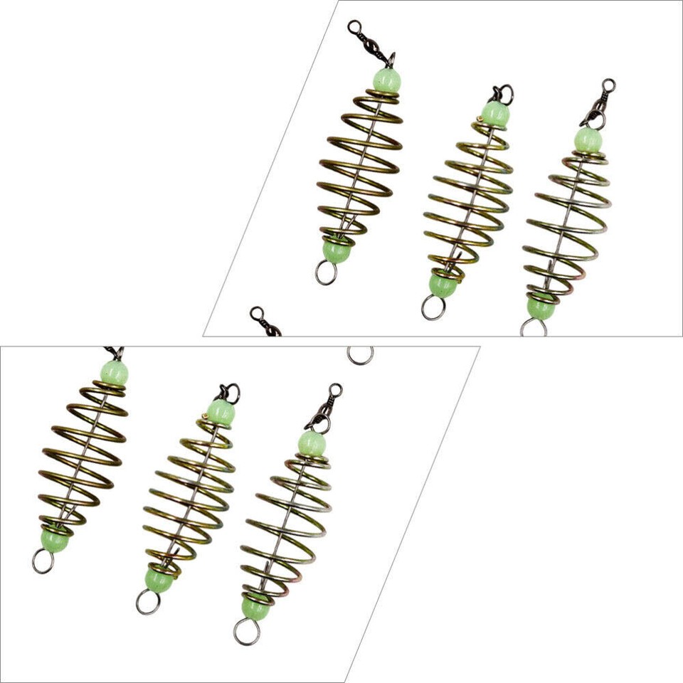 24Pcs Spring Carp Feeder Spring Fishing Feeder Bait Carp Fishing Baits ...