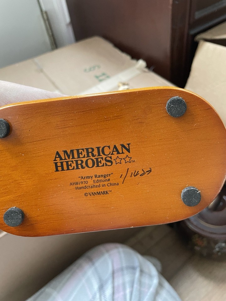 Vanmark American Heroes Army Ranger Sculpture Figurine 1/1423 | eBay