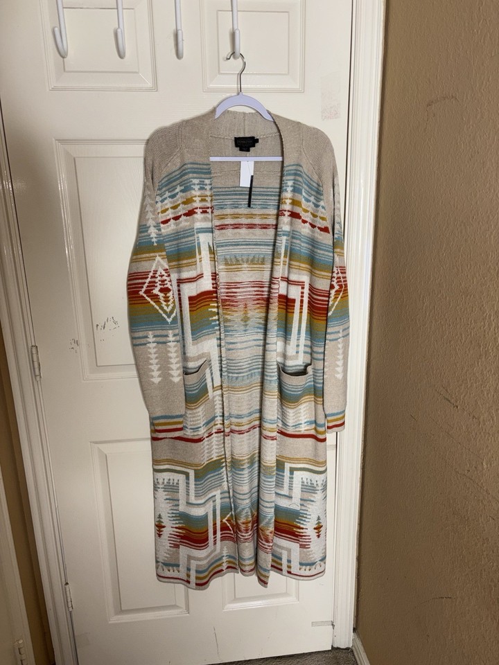 PENDLETON WOMEN'S HARDING PACIFIC DUSTER SWEATER LARGE | eBay