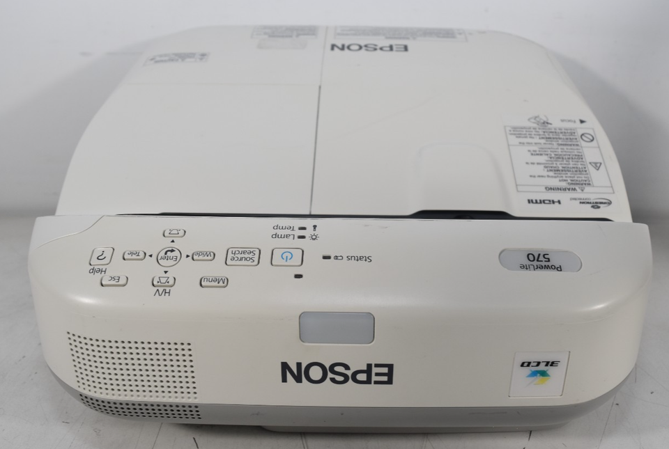 Epson PowerLite 570 XGA 3LCD HDMI Projector 2759 Lamp Hours | eBay