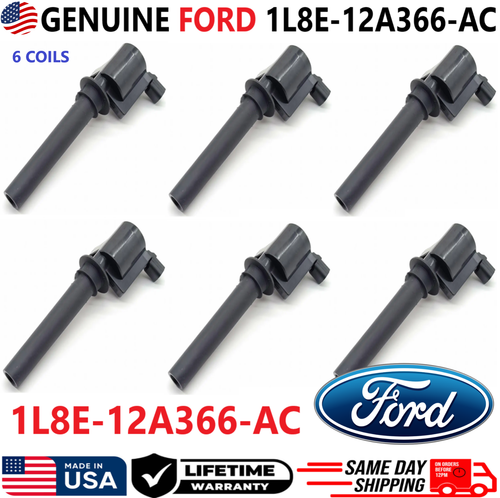 GENUINE FORD Ignition Coils For 2000-2008 Ford & Mercury 3.0L V6, 1L8E ...