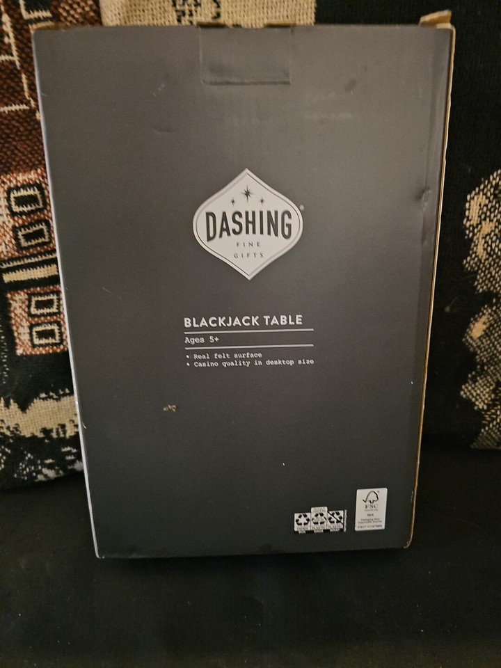 Mini BLACKJACK Table Set with Accessories from Dashing Fine Gifts: NEW ...