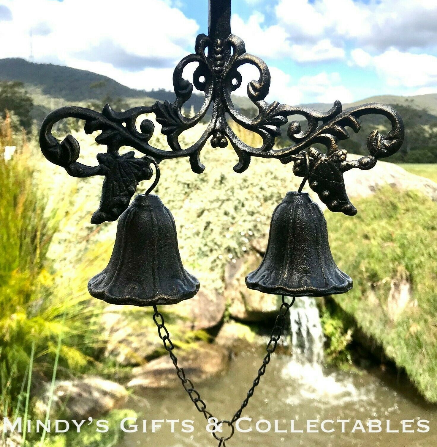 Antique Style Cast Iron Hanging Door Bell Wall Mounted | eBay Australia