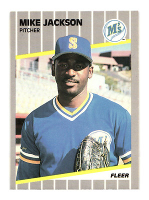 1989 Fleer #550 Mike Jackson Seattle Mariners | eBay