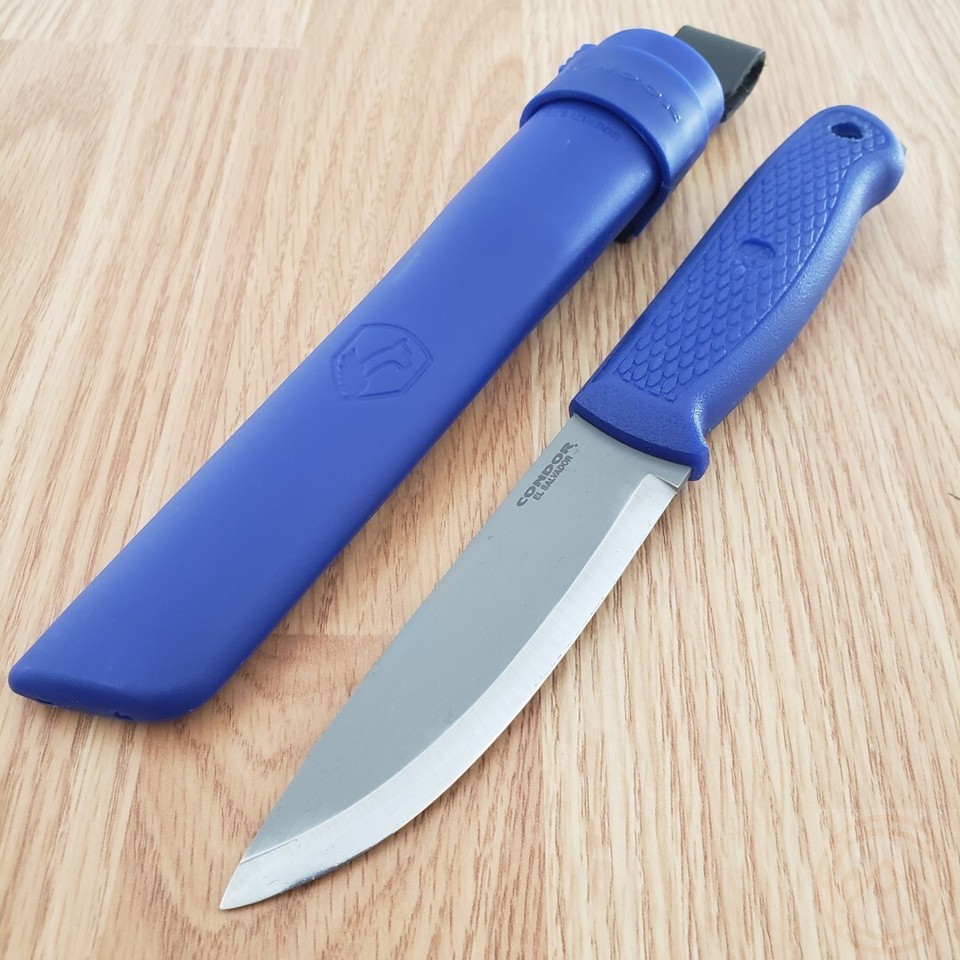 Condor Lipotes Fixed Knife 4.13" 4C28N Sandvik Steel Blade ...