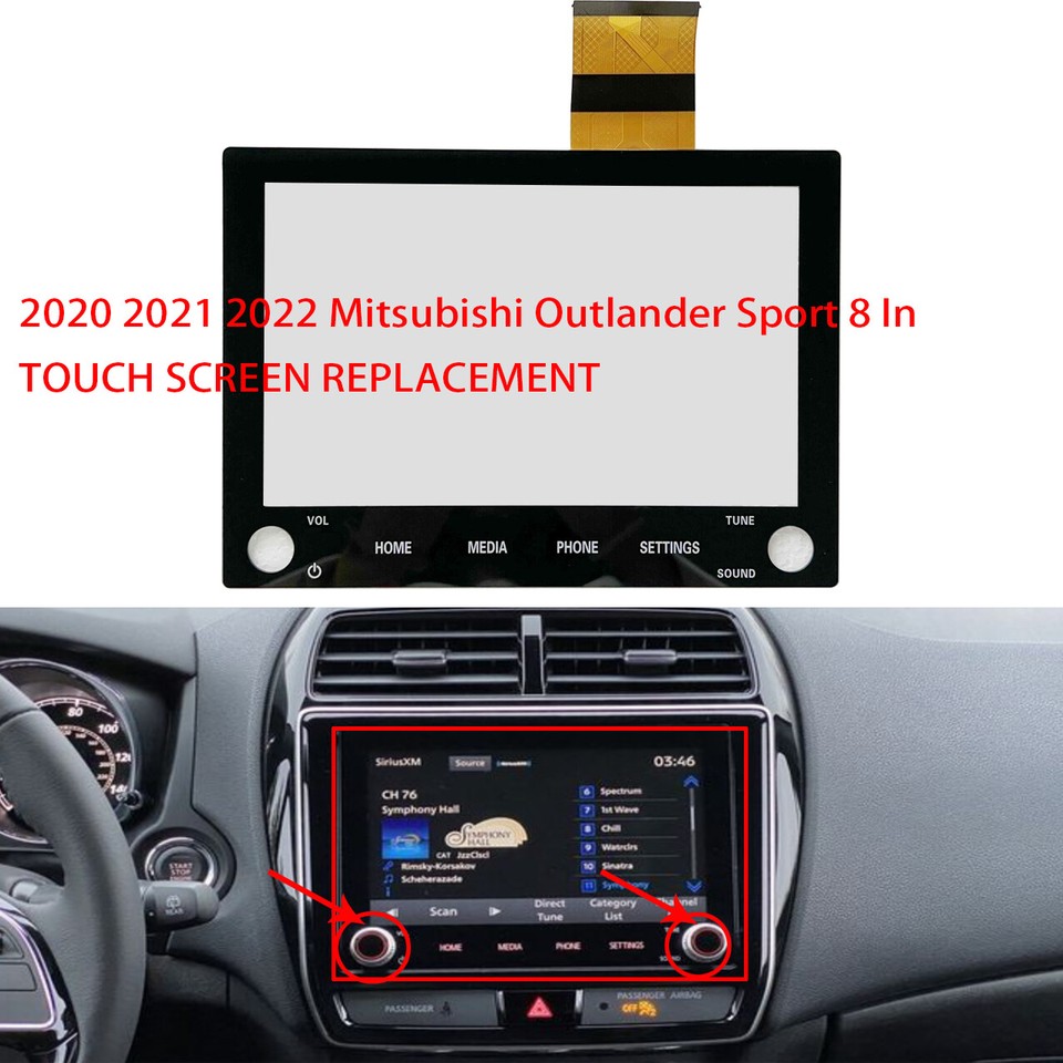 8740A130 8740A040 For 2020 21 22 Mitsubishi Outlander 8" Touch Screen 2 ...
