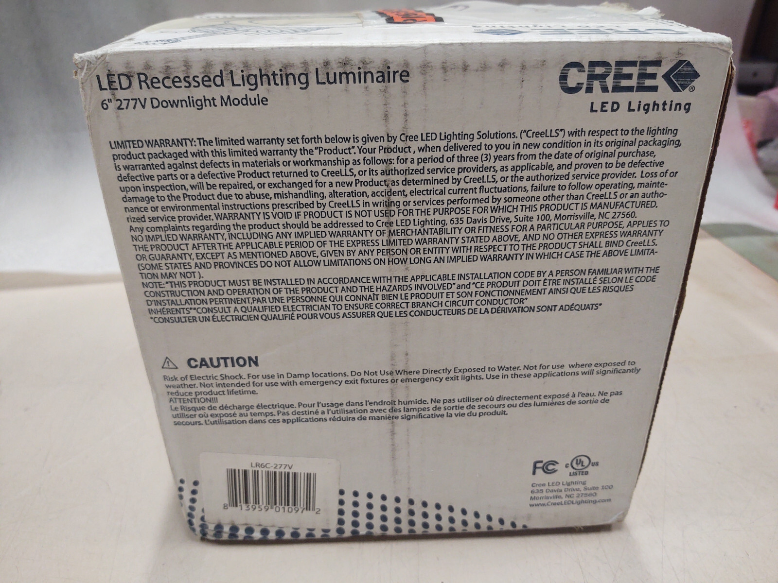 CREE 6" LED RECESSED LIGHTING LR6-277 Warm COLOR-2700K NOS | eBay