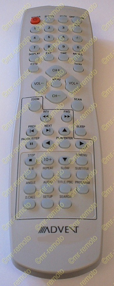 Genuine ADVENT HAIER Remote Control for TV/DVD Combo DV1418A TDC1413S ...