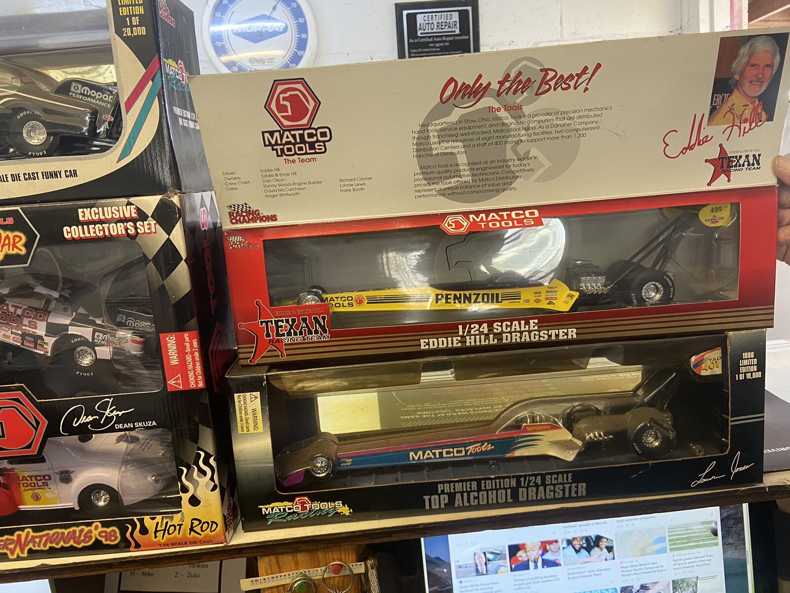 MATCO TOOLS Racing Dean Skuza, Eddie Hill, Lawrence Jones | eBay