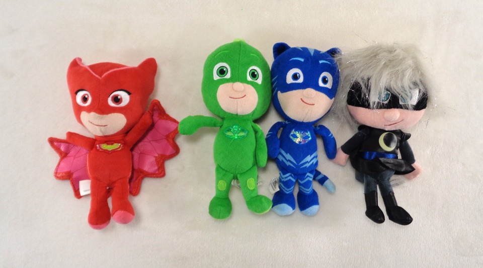 PJ Masks~ 8" Owlette, Gekko, Cat Boy, Luna Girl~ Just Play | eBay