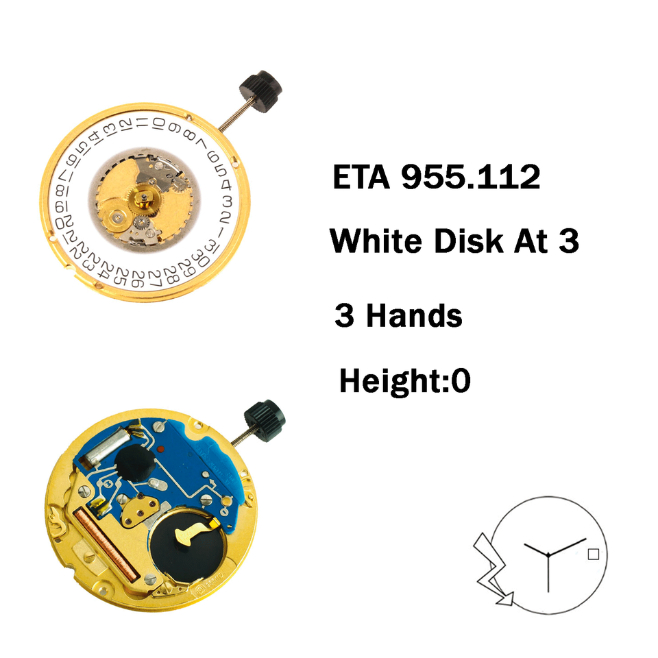 ETA 955.112-Swiss Made Quartz Watch Movement. | eBay