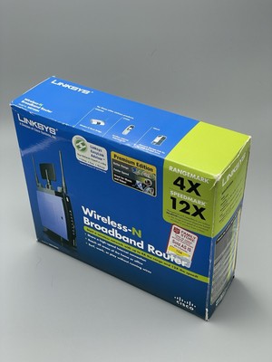 Linksys WRT300N 10/100Mbps 4-Port Wireless N Router, brand new sealed ...