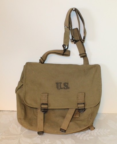1943 WW2 US Army MUSETTE Field Combat BAG Identified Excellent ...