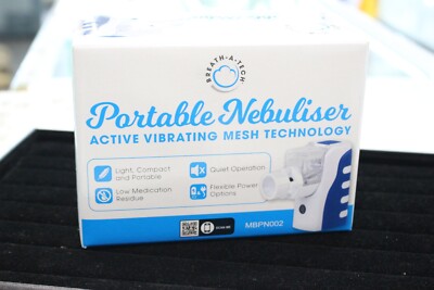 MICROBASE TECHNOLOGY PORTABLE BREATH-A-TECH SYSTEM w VIBRATING MESH ...