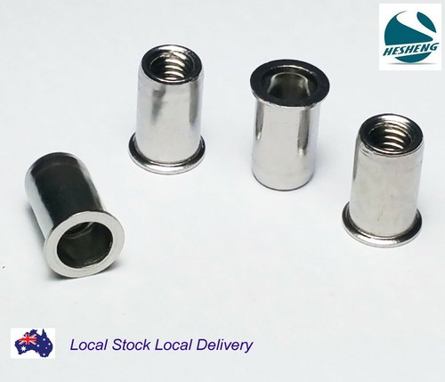 Qty 10 M4 Countersunk Nutsert Rivnut 316 Stainless Steel Rivet Nut ...