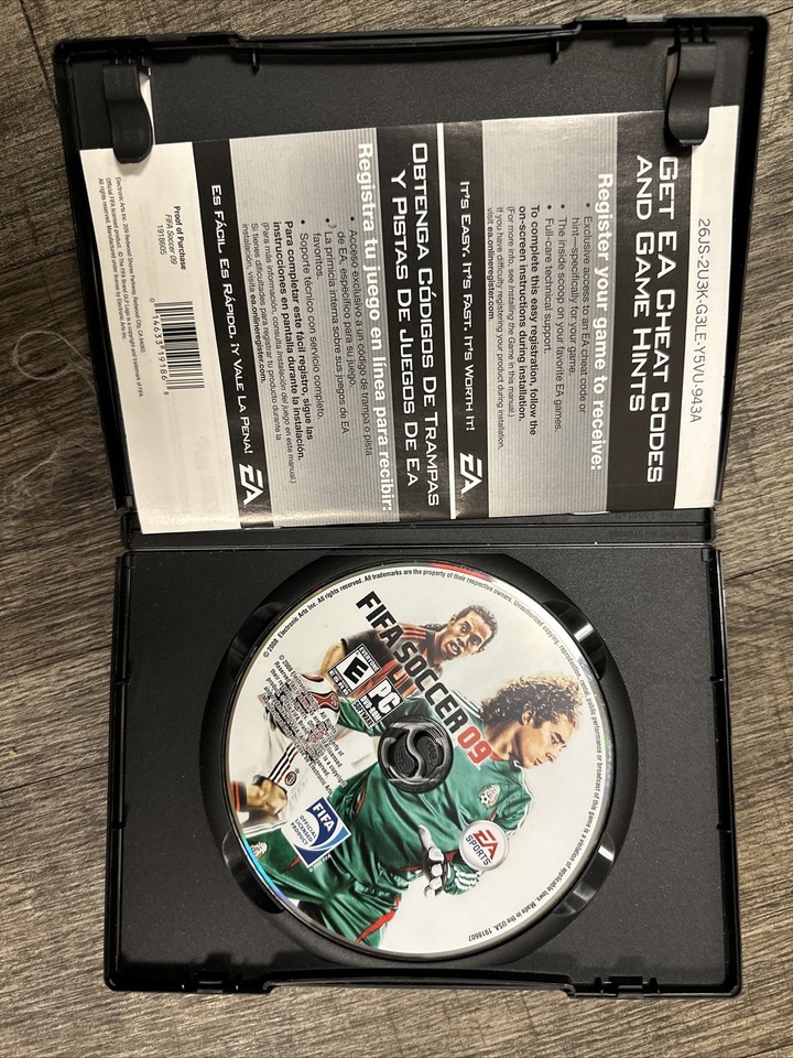 FIFA Soccer 09 (PC Game 2008 2009) Windows XP SP2 Vista DVD-ROM | eBay