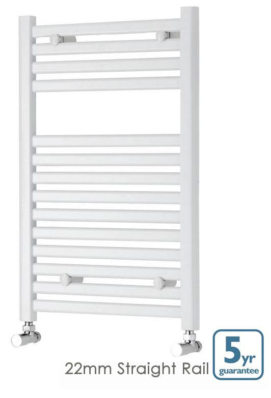 White Radiator 22mm Straight High Btu 500mm Wide x 800/1000/1200 ...