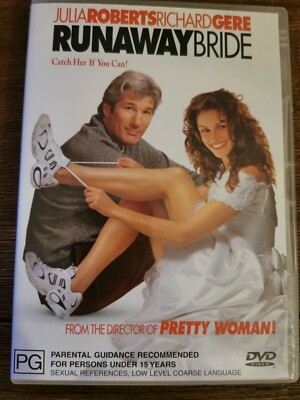 Runaway Bride DVD Julia Roberts Richard Gere VGC Reg 4 Fast FREE ...