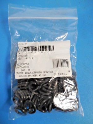 Musashi ORG-11-V-B-1 Adapter Tube O-Ring for 10mL Syringe Bag of 50 | eBay