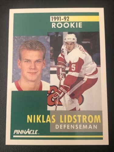 1991-92 Score Pinnacle Niklas Lidstrom Rookie #320 | eBay