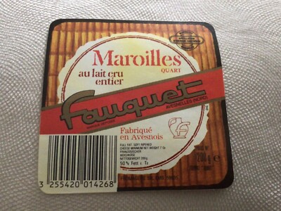 Etiquette Fromage Maroilles Quart Fauquet Avesnois | eBay