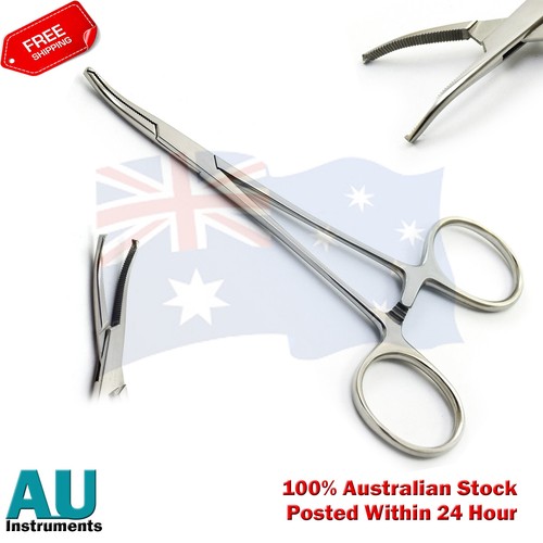 Mosquito Kocher Forcep Curved Hemostatic Clamp Locking Microhalsted ...